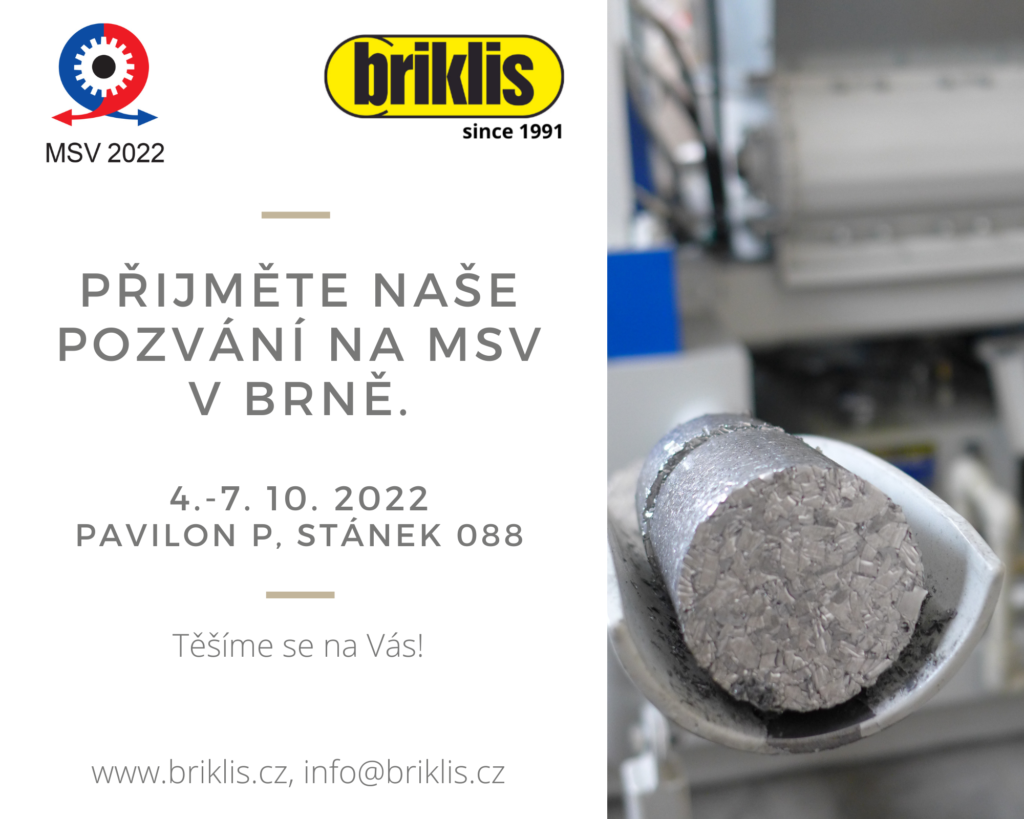 Vystavujeme opět na MSV - Briklis